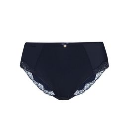 SuSa Damen Slip "Damen Slip Capri", Gr. 40, blau, Stoff, Obermaterial: 77% Polyamid PA. 23% Elasthan EL., Unterhosen