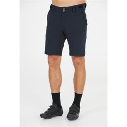 Endurance Herren Radhose "Benal", blau, Gr. L, unifarben, 92% Polyester, 8% Elasthan, Hosen, im praktischen 2-in-1-Design