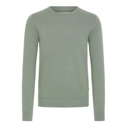 Blend Herren Strickfleece-Pullover "Strickpullover BHRedhill", gr&uuml;n, Gr. S, Obermaterial: 100% Baumwolle CO., Pullover