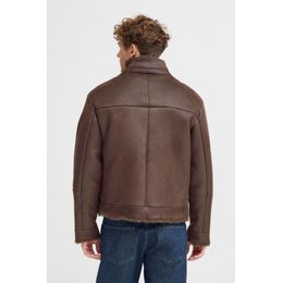 Casual Friday Herren Pl&uuml;schjacke "Pl&uuml;schjacke CFMacksen", braun, Gr. L, Obermaterial: 100% Polyester PES., Jacken