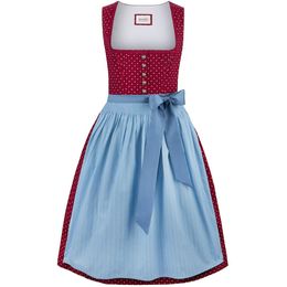 Stockerpoint Dirndl Damen Gr&ouml;&szlig;e 42 blau / bordeaux