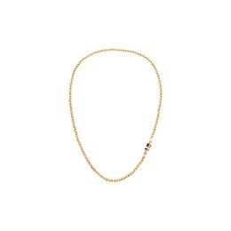 Edelstahlkette Tommy Hilfiger "BRUCE CHAIN", gelbgoldfarben, Halsketten, Damen, Edelstahl, L: 56 B: 6mm, Edelstahlkette, B:6mm