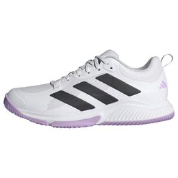 adidas Performance Sportschuh 'Court Team 2.0' Damen Gr&ouml;&szlig;e 48.5/49 lila / schwarz / wei&szlig;