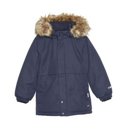 Minymo Jungen Winterjacke "Winterjacke MISnow", schwarz, Gr. 128, Obermaterial: 100% Polyester PES., Jacken