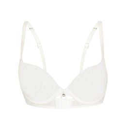 Sassa Mode SASSA Damen Push-up-BH "Push Up-BH PURE ANIMAL", Gr. 90, beige, Stoff, Obermaterial: 85% Polyester PES. 15% Elasthan EL., BHs