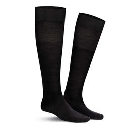 Kunert M&auml;dchen Kniestr&uuml;mpfe "Kniestrumpf Gary", Gr. 47, grau, Obermaterial: 70% Schurwolle WV. 20% Baumwolle CO. 8% Polyamid PA. 2% Elasthan EL.,