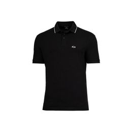 Armani Exchange Herren Poloshirt "Poloshirt POLO SHIRT", schwarz, Gr. XL, Obermaterial: 95% Baumwolle CO. 5% Elasthan EL., Shirts