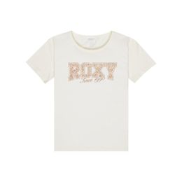 T-Shirt Roxy "Night", M&auml;dchen, Gr. 12(148-156cm), egret, 100% Baumwolle, Shirts T-Shirt