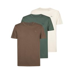PETROL INDUSTRIES Shirt male Beige, Grey, Green size XS