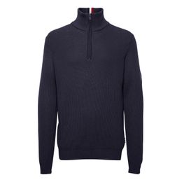 FQ1924 Herren Strickfleece-Pullover "Strickpullover FQKyle", blau, Gr. XXL, Obermaterial: 95% Baumwolle CO. 5% Polyamid PA., Pullover