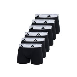 Herren Boxershorts "Boxershort 6er Pack", adidas originals, Gr. S, bunt, Obermaterial: 95% Baumwolle CO. 5% Elasthan EL., Unterhosen