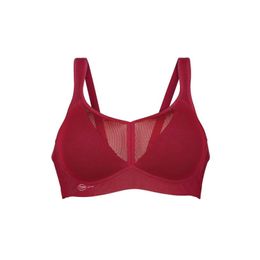 Anita active Damen Bustier "BH Air Control 1er Pack", Gr. 75, rot, Obermaterial: 49% Polyamid PA. 39% Polyester PES. 12% Elasthan EL., BHs