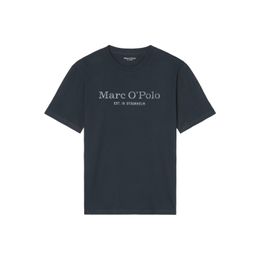 Marc O'Polo MARC O'POLO Herren T-Shirt "T-Shirt Big-Logo 1er Pack", blau, Gr. M, Obermaterial: 100% Baumwolle CO., Shirts