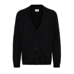 !Solid SOLID Herren Strickjacke "Strickjacke SDRick", schwarz, Gr. XL, Obermaterial: 60% Wolle mw. 40% Nylon NY., Strickjacken