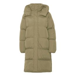 oxmo Damen Schneejacke "Steppmantel OXElice", beige, Gr. 38, Obermaterial: 100% Nylon NY., M&auml;ntel
