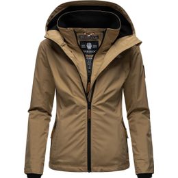 Marikoo Damen Outdoorjacke "Erdbeere", grau, Gr. L, Oberstoff: 100% Polyester; Futter: 100% Polyester; Wattierung: 100% Polyester; &Auml;rmelfutter: 100%