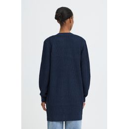 oxmo Damen Strickjacke "Strickjacke OXEdna", blau, Gr. XXL, Obermaterial: 100% Polyacryl PAN., Strickjacken