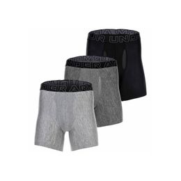 Under Armour Herren Boxershorts "Boxershort UA PERFORMANCE TECH - SOLID 6 IN 3PK 3er Pack", Gr. 4XL, bunt, Obermaterial: 90% Polyester Pol. recyc..