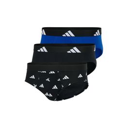Herren Slip "Slip 3er Pack", adidas originals, Gr. S, bunt, Obermaterial: 95% Baumwolle CO. 5% Elasthan EL., Unterhosen