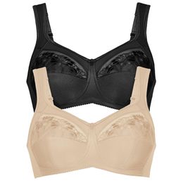 Anita Damen Entlastungs-BH "Entlastungs BH Safina", Gr. 105, bunt, Stoff, Obermaterial: 50% Polyamid PA. 25% Polyester PES. 10% Elasthan EL. 10%