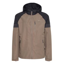 North Bend Herren Funktionsjacke "Funktionsjacke NBTompkins M W-PRO 10.000 mit wasserdichter Beschichtung", braun, Gr. L, Obermaterial: 100%