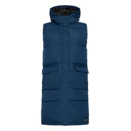 oxmo Damen Steppweste "Steppweste OXMinna", blau, Gr. XL, Obermaterial: 100% Polyester PES., Westen