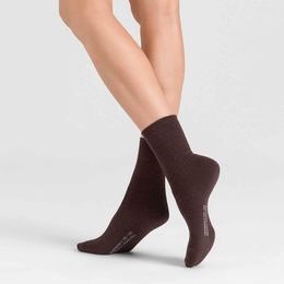 Hudson Damen Socken "Socke Relax Woolmix Clima", Gr. 39, schwarz, Obermaterial: 53% Baumwolle CO. 42% Schurwolle WV. 4% Polyamid PA. 1% Elasthan EL.,
