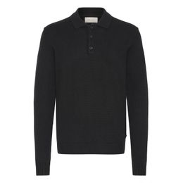 Blend Herren Strickfleece-Pullover "Strickpullover BHDeno", schwarz, Gr. L, Obermaterial: 50% Baumwolle CO. 50% Polyacryl PAN., Pullover