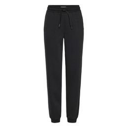 oxmo Damen Sweathose "Sweathose OXKAREN", schwarz, Gr. M, Obermaterial: 80% Polyester PES. 20% Baumwolle CO., Hosen