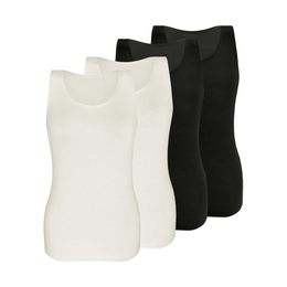 Sassa Mode SASSA Damen Achseltop "4er Sparpack Top LOVELY SKIN", Gr. 48, bunt, Obermaterial: 95% Modal CMD. 5% Elasthan EL., Unterhemden