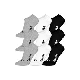 starters STARTER Damen Sneakersocken "Socken STARTER 9pk Sneaker Socks 9er Pack", Gr. 43, bunt, Obermaterial: 69% Baumwolle CO. 27% Polyester PES. 3% Polyamid