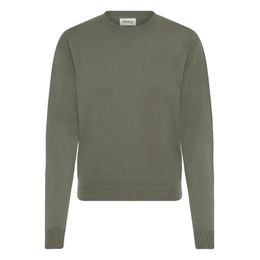oxmo Damen Strickfleece-Pullover "Strickpullover OXScanny", braun, Gr. XS, Obermaterial: 50% Viskose CV. 28% Polyester PES. 22% Polyamid PA., Pullover
