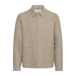 Casual Friday Herren Hemdjacke "Hemdjacke CFArto", braun, Gr. L, Obermaterial: 67% Polyester PES. 29% Viskose CV. 4% Elasthan EL., Jacken