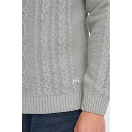 11 Project Herren Troyer "Troyer PRJamelien", grau, Gr. XL, Obermaterial: 100% Baumwolle CO recyc.., Pullover