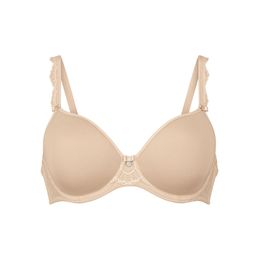 Anita Damen T-Shirt-BH "B&uuml;gel BH Selma", Gr. 95, beige, Stoff, Obermaterial: 58% Polyester PES. 30% Polyamid PA. 12% Elasthan EL., BHs