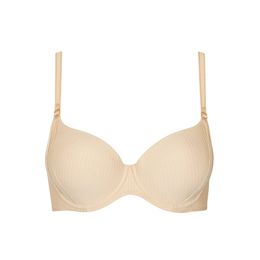 LISCA Damen Schalen-BH "Schalen BH mit B&uuml;gel Laura", Gr. 80, beige, Stoff, Obermaterial: 77% Polyamid PA. 23% Elasthan EL., BHs