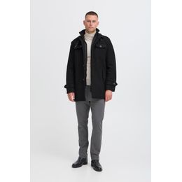 INDICODE Herren Kurzmantel "Kurzmantel IDBrandan", schwarz, Gr. XL, Obermaterial: 50% Wolle WO. 50% Polyester PES., M&auml;ntel