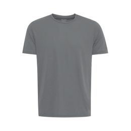 North Bend Herren T-Shirt "T-Shirt NBElwin", grau, Gr. L, unifarben, Obermaterial: 89% Polyester PES. 11% Elasthan EL., Shirts