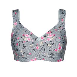 SuSa Damen B&uuml;gelloser BH "BH ohne B&uuml;gel limited", Gr. 95, bunt, Stoff, Obermaterial: 48% Polyester PES. 39% Baumwolle CO. 7% Elasthan EL. 6% Polyamid