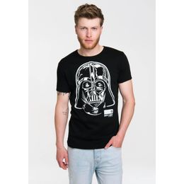logoshirt Herren T-Shirt "Star Wars", schwarz, Gr. M, bedruckt, 100% Baumwolle, Shirts, mit lizenziertem Originaldesign