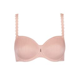 LISCA Damen B&uuml;gel-BH "B&uuml;gel BH Gracia", Gr. 80, beige, T&uuml;ll, Obermaterial: 81% Polyamid PA. 16% Elasthan EL. 3% Polyester PES., BHs