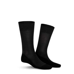 Kunert Damen Socken "Socke George", Gr. 43, grau, Obermaterial: 41% Baumwolle CO. 22% Polyamid PA. 21% Wolle WO. 14% Polypropylen PP. 2% Elasthan