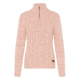 oxmo Damen Troyer "Troyer OXPhepe", rosa, Gr. L, Obermaterial: 100% Baumwolle CO., Pullover