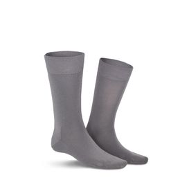 Kunert Damen Socken "Socke Longlife", Gr. 43, grau, Obermaterial: 45% Polyamid PA. 35% Lyocell CLY. 18% Polypropylen PP. 2% Elasthan EL., Socken