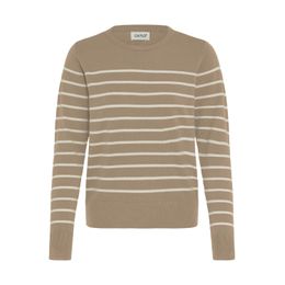 oxmo Damen Strickfleece-Pullover "Strickpullover OXKeana", grau, Gr. XS, Obermaterial: 50% Viskose CV. 28% Polyester PES. 22% Nylon NY., Pullover