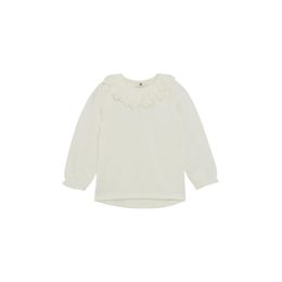 EN FANT M&auml;dchen Langarmshirt "Langarmshirt ENT-shirt LS", wei&szlig;, Gr. 92, Obermaterial: 95% Baumwolle CO. 5% Elasthan EL., Shirts