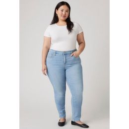 LEVI'S&reg; PLUS LEVI'S PLUS Damen Skinny-fit-Jeans "311 PL SHAPING SKINNY *D", blau, Gr. 14, Denim/Jeans, Obermaterial: 80% Baumwolle, 19% Polyester, 1% Elasthan,