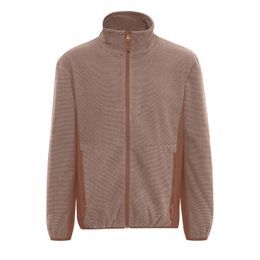 North Bend Herren Strickfleece-Pullover "Fleecejacke NBHelgo", braun, Gr. L, Obermaterial: 100% Polyester PES., Jacken