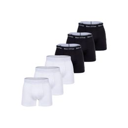 Marc O'Polo MARC O'POLO Herren Boxershorts "Boxershort 6-PACK BOXER 6er Pack", Gr. XL, bunt, Obermaterial: 95% Baumwolle CO(Bio). 5% Elasthan EL., Unterhosen