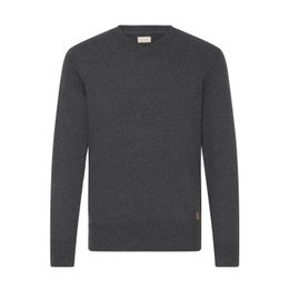 Blend Herren V-Ausschnitt-Pullover "V-Ausschnitt-Pullover BHFibi", grau, Gr. S, Obermaterial: 70% Baumwolle CO recyc.. 30% Polyester Pol. recyc..,